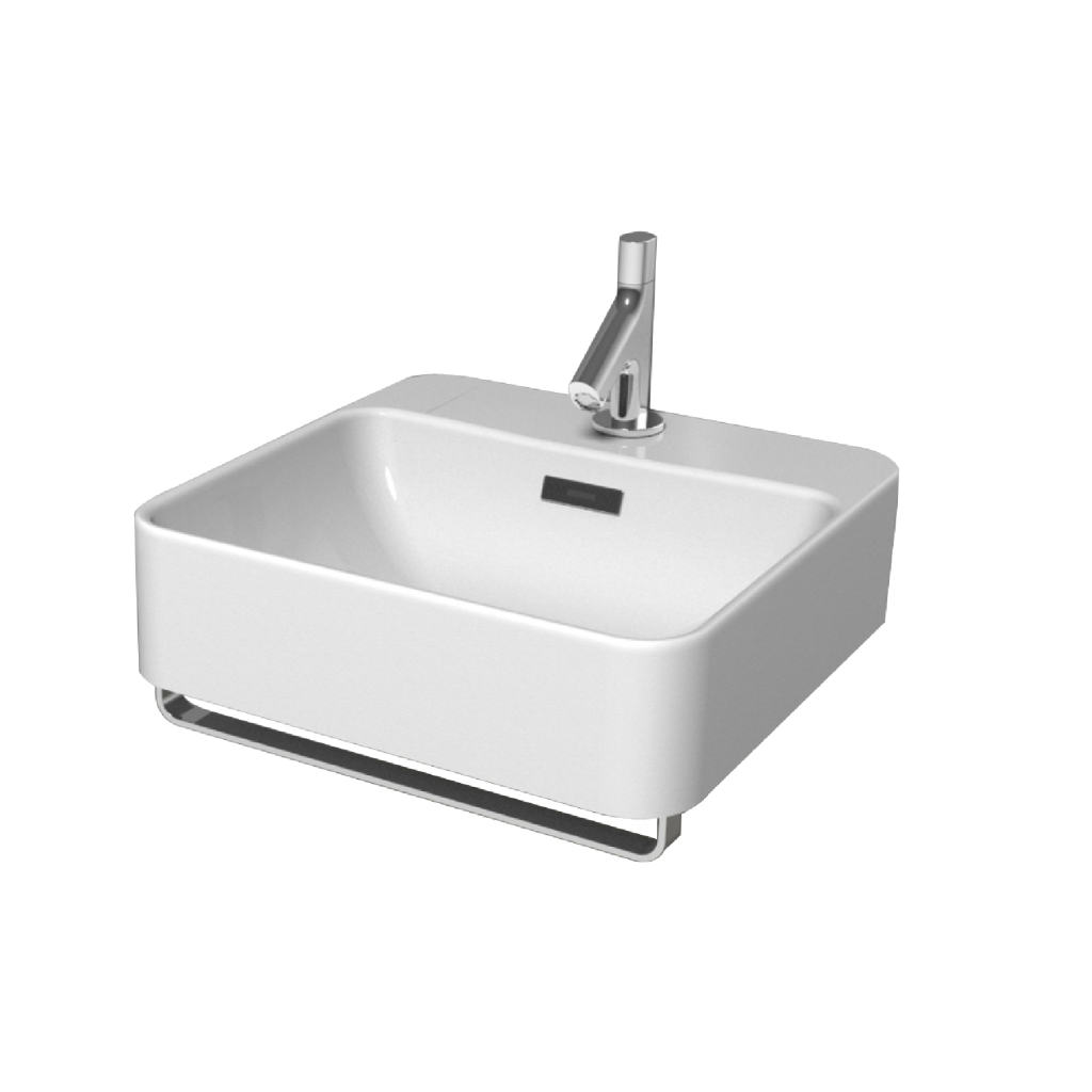 Kohler K-24985K-1-0 + K-24986T-CP Forefront Wall-Hung Lavatory with ...
